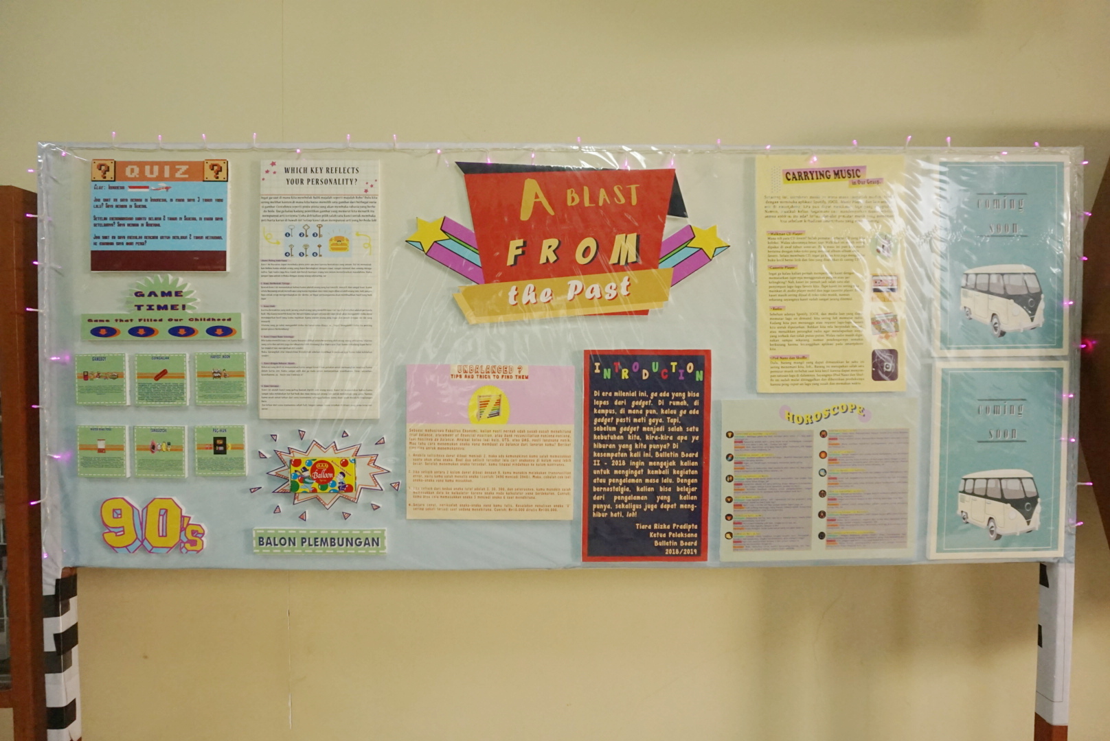 Bulletin Board II-2018 "A Blast From the Past" - Program Studi Akuntansi