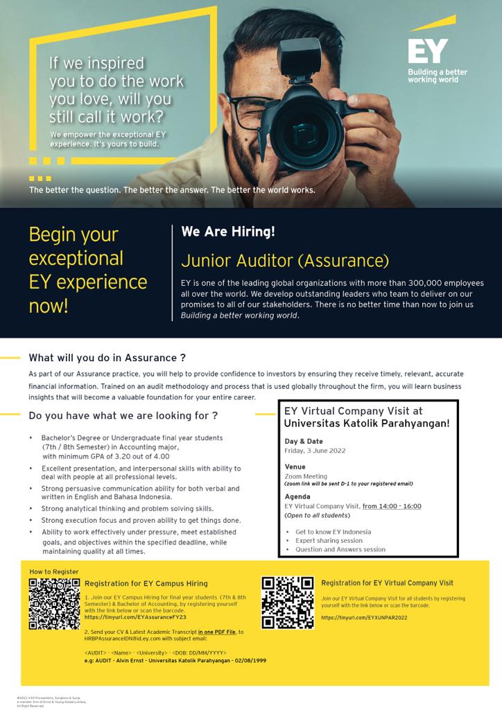 EY Campus Visit - Program Studi Akuntansi