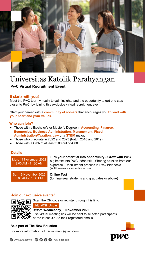 PWC Campus Hiring - Program Studi Akuntansi