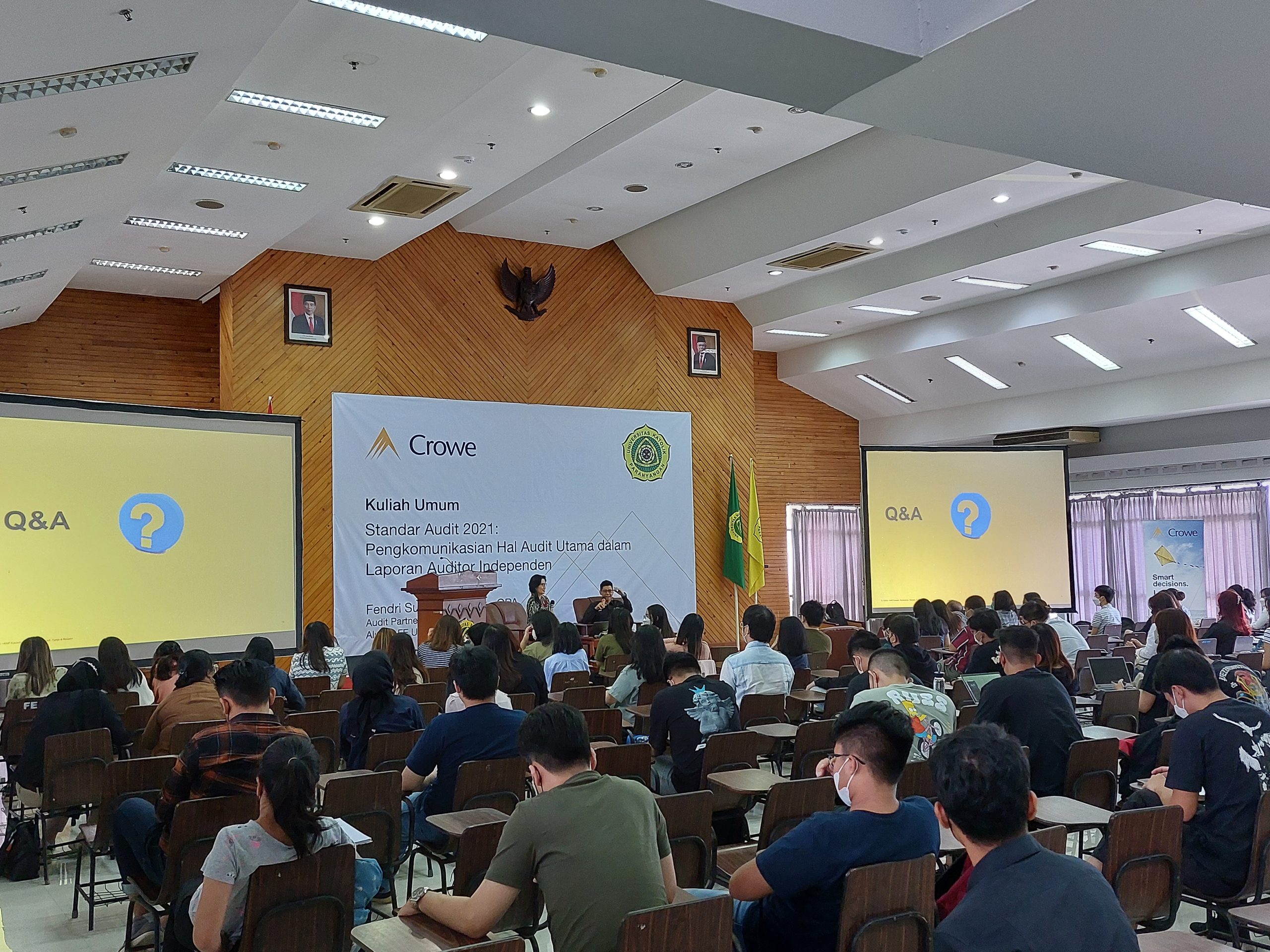 Seminar Standar Audit - Crowe Indonesia - Program Studi Akuntansi