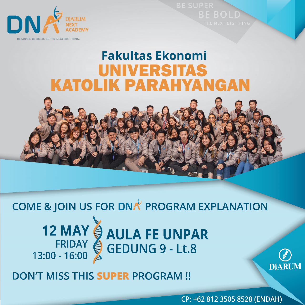 Sosialisasi Program Djarum Next Academy 2023 - Program Studi Akuntansi