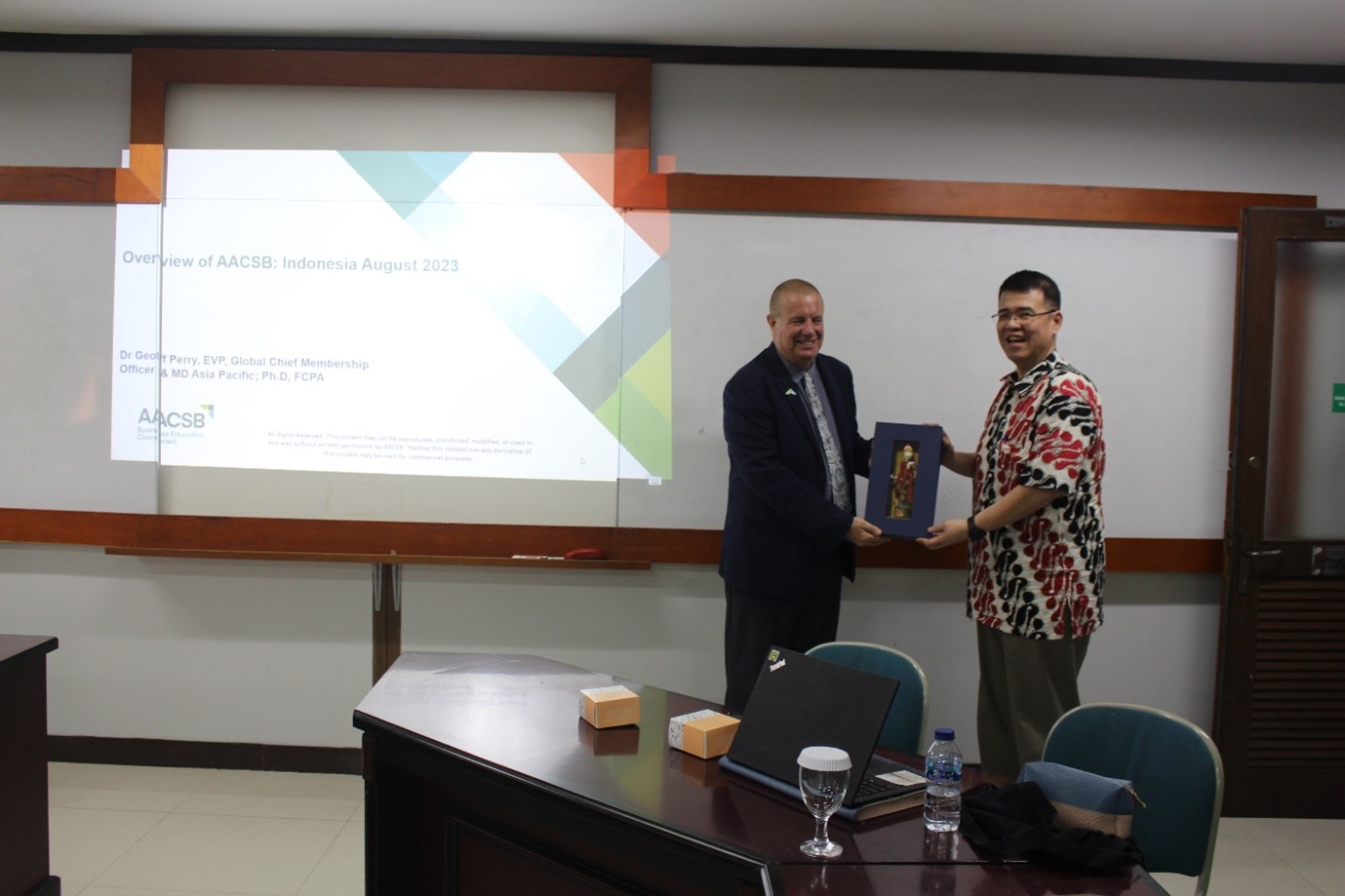 Pertemuan Diskusi antara Fakultas Ekonomi UNPAR dan AACSB - Program Studi Akuntansi